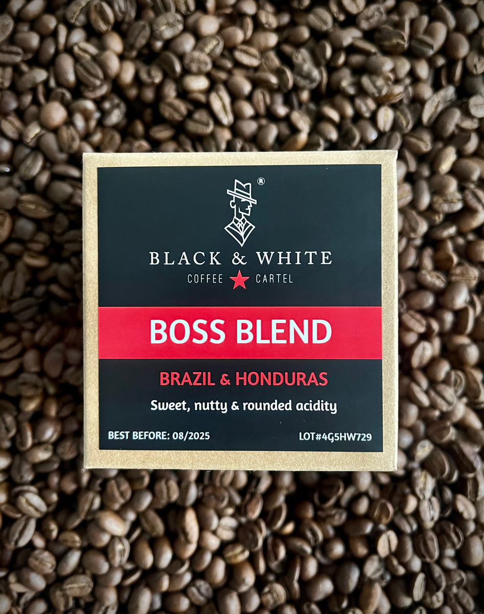 Boss Blend Coffee Pods 10 Pack – Black & White Coffee Cartel